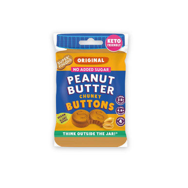Superfoodio No Added Sugar Peanut Butter Buttons - 20g (Pack of 15 ...