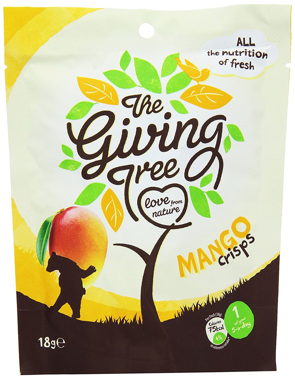 The Giving Tree Freeze Dried Mango Crisps - 18g (Pack of 12) | Vitamin ...
