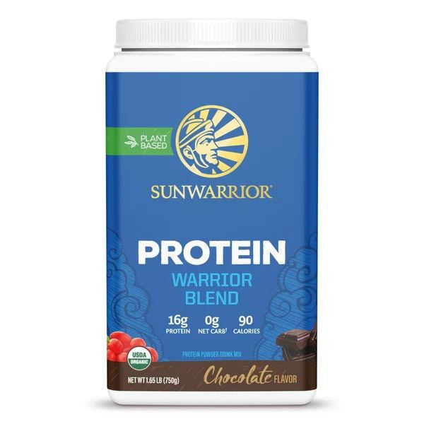 SunWarrior Protein Warrior Blend Chocolate - 750g | Vitamin Planet