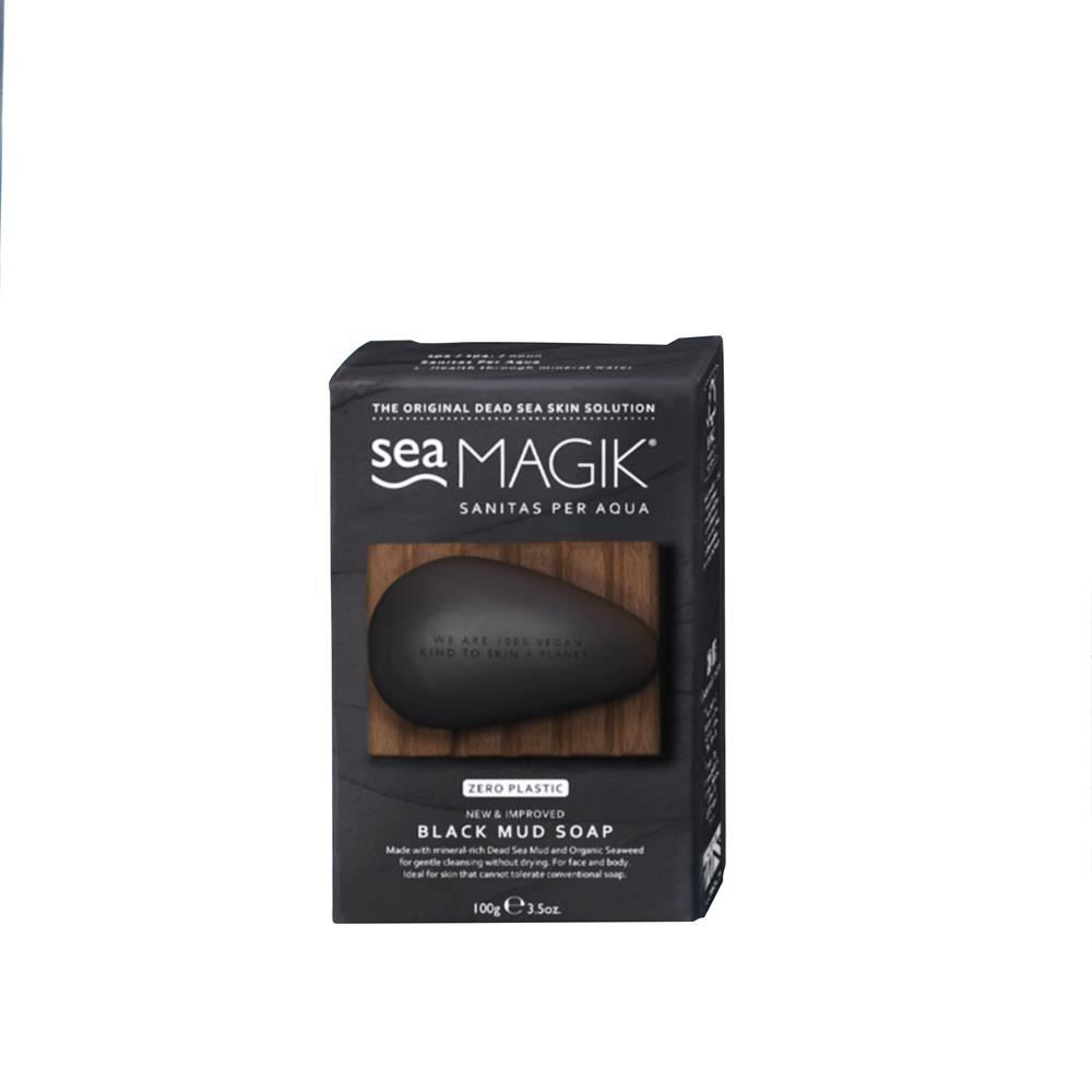 Sea Magik Black Mud Soap - 100g | Vitamin Planet