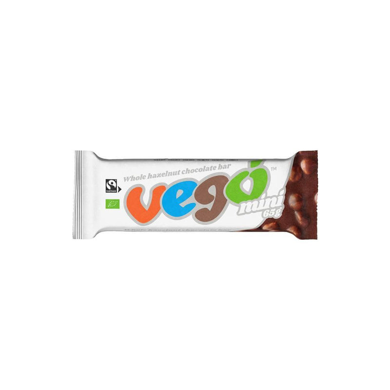 Vego Mini ORGANC Whole Hazelnut Chocolate Bar - 65g | Vitamin Planet