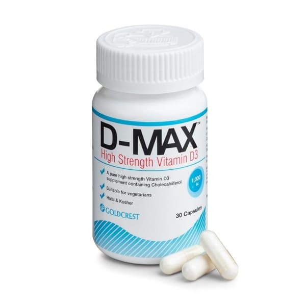 Buy D-MAX Vitamin D3 1000iu Capsules Online at Vitamin Planet UK